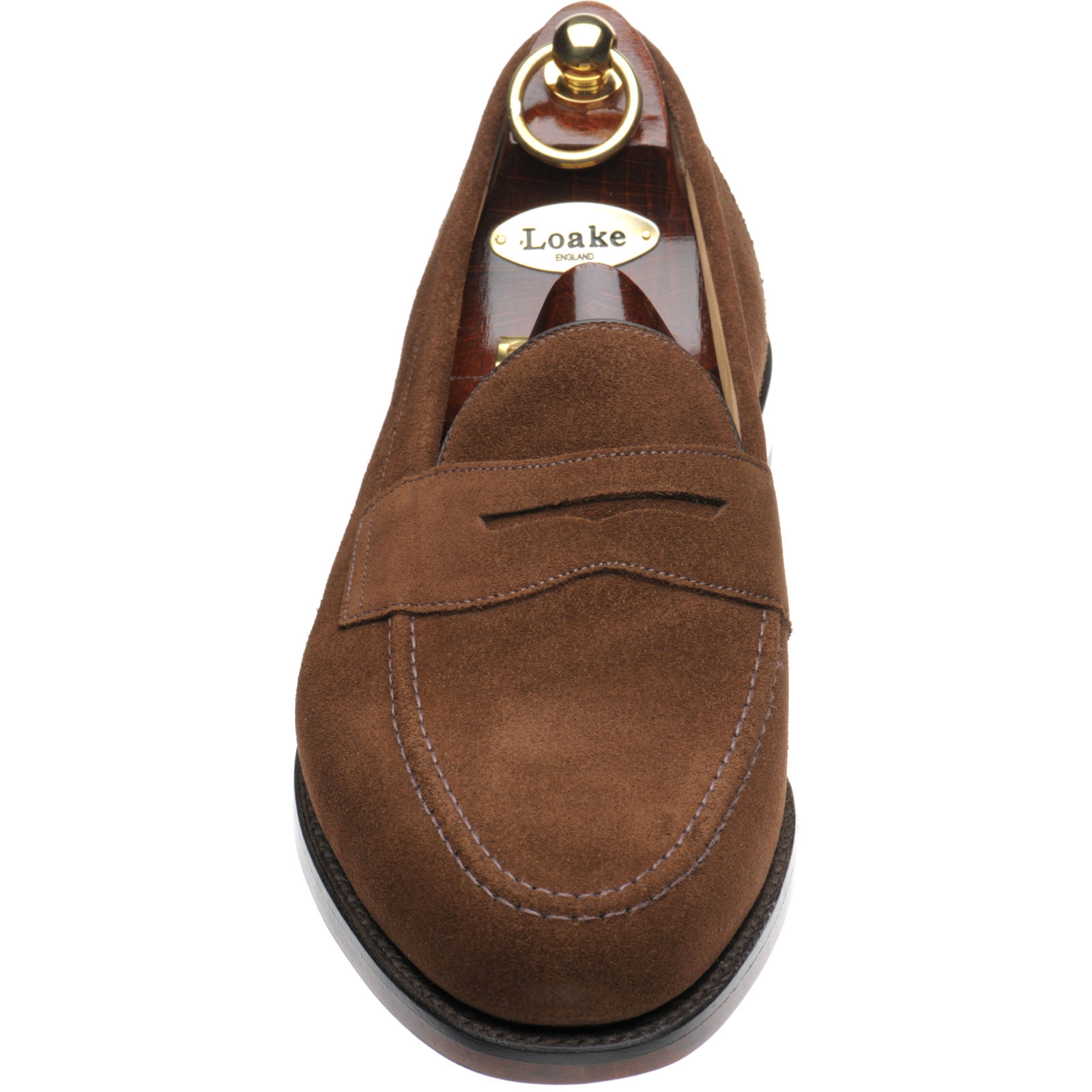 Loake shoes | Loake Professional | Imperial loafers in Brown Suede at ...