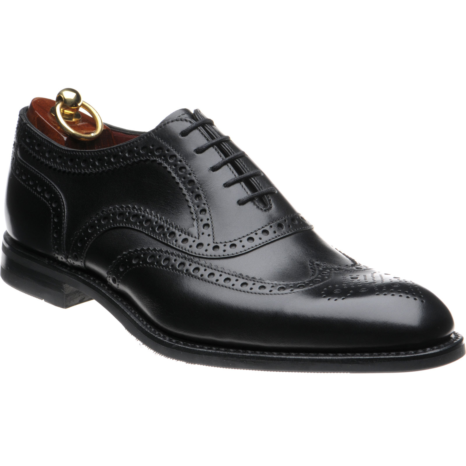 Loake shoes | Loake Design | Kerridge rubber-soled brogues in Black ...