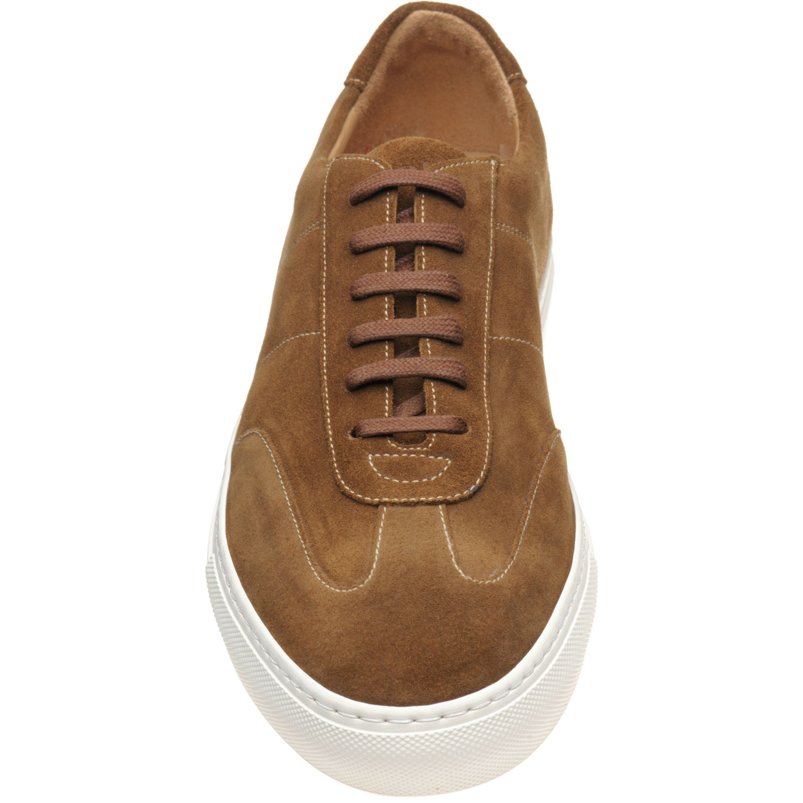 Loake shoes | Loake Design | Owens rubber-soled trainers in Tan Suede ...