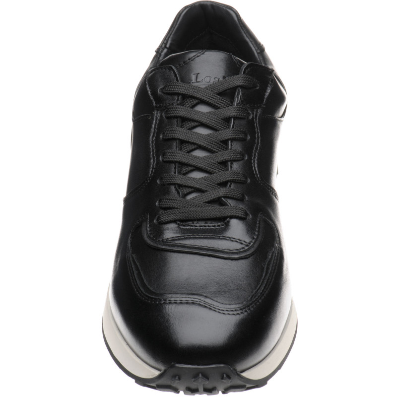 Loake shoes | Loake Lifestyle | Foster rubber-soled trainers in Black ...