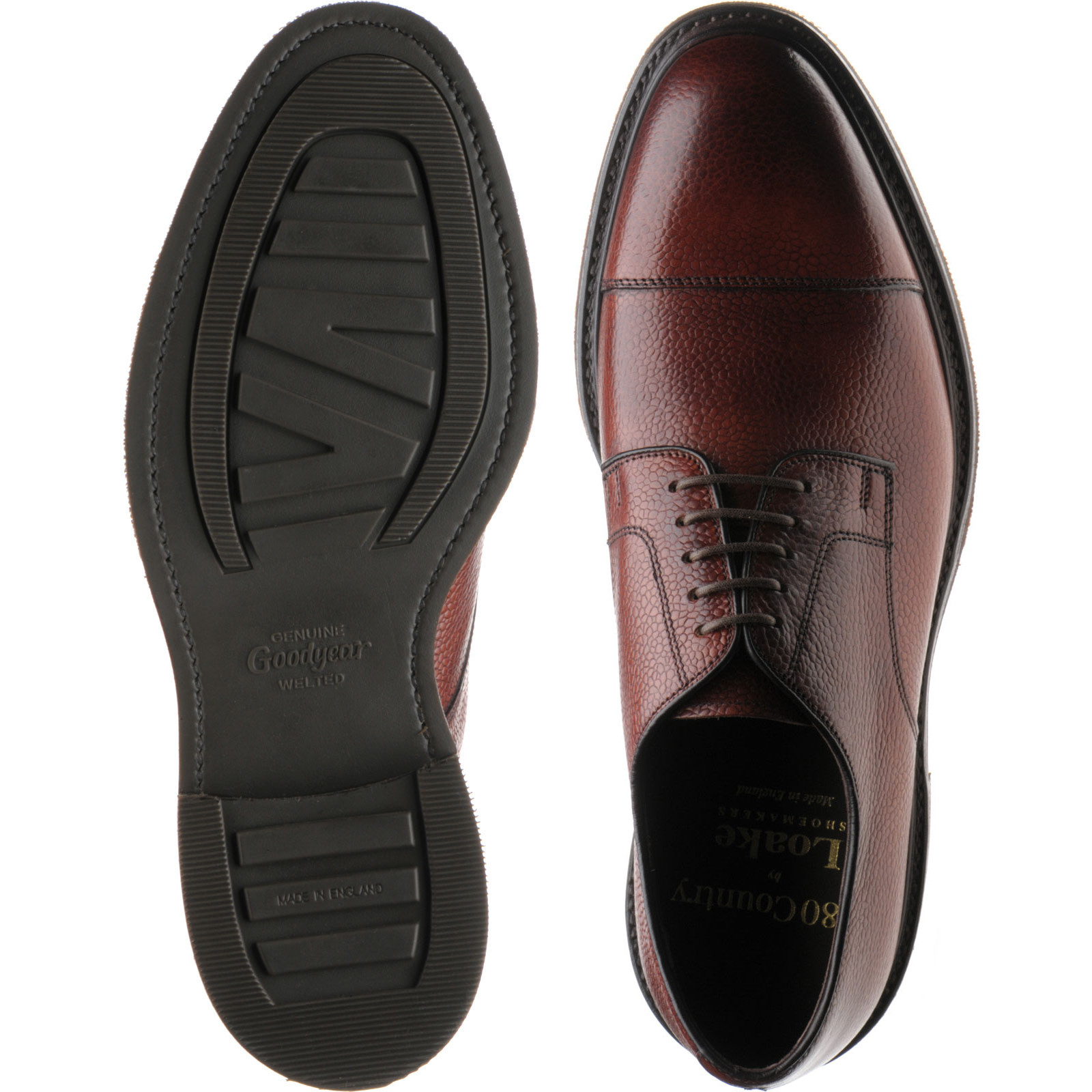 Loake shoes | Loake 1880 Classic | Ampleforth in Rosewood Burnished ...