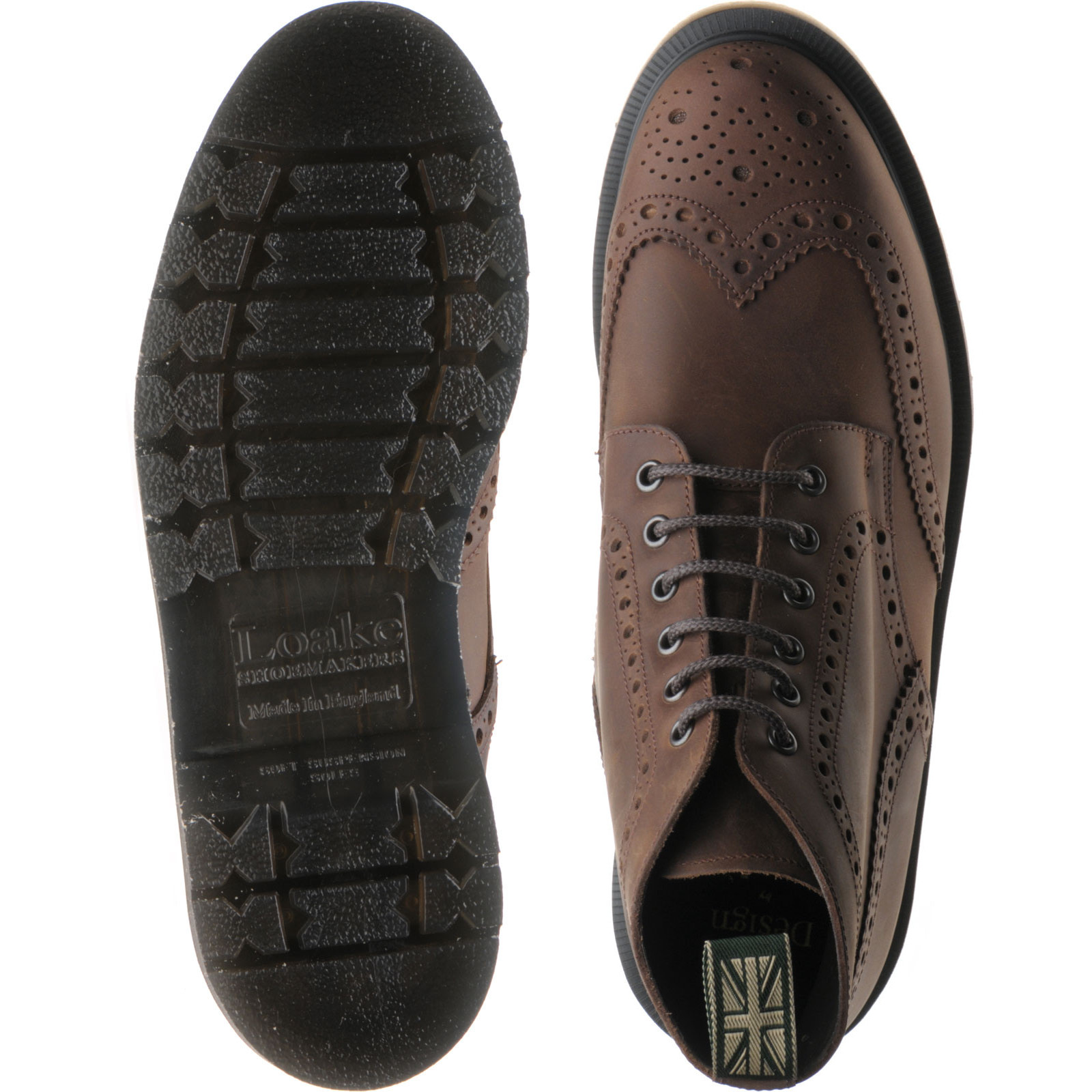 Loake shoes | Loake Factory Seconds | Gage in Brown Oiled Nubuck at ...