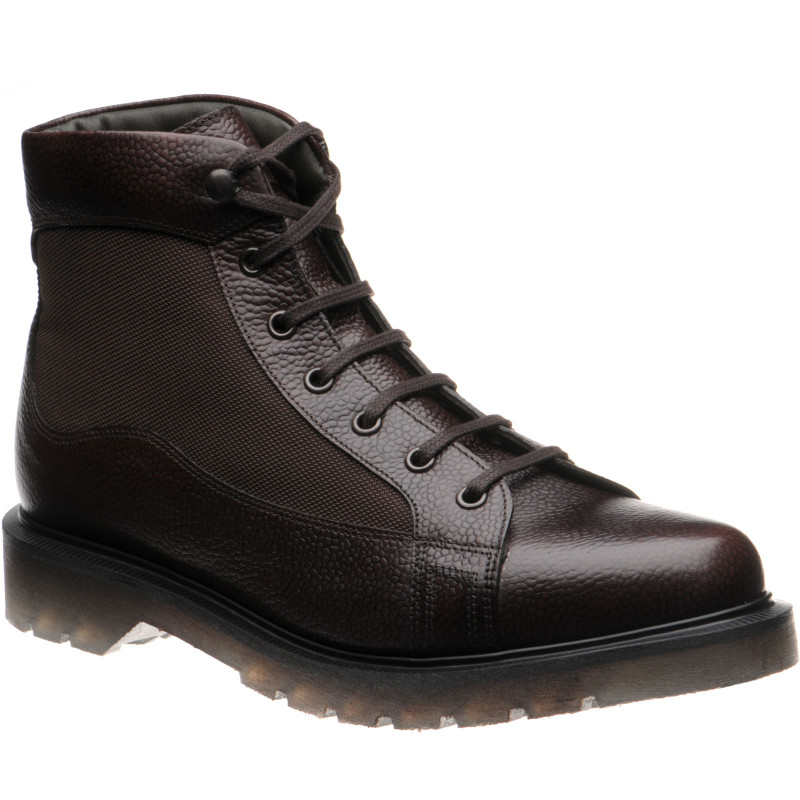 Loake shoes | Loake Design | Trimble rubber-soled boots in Dark Brown ...
