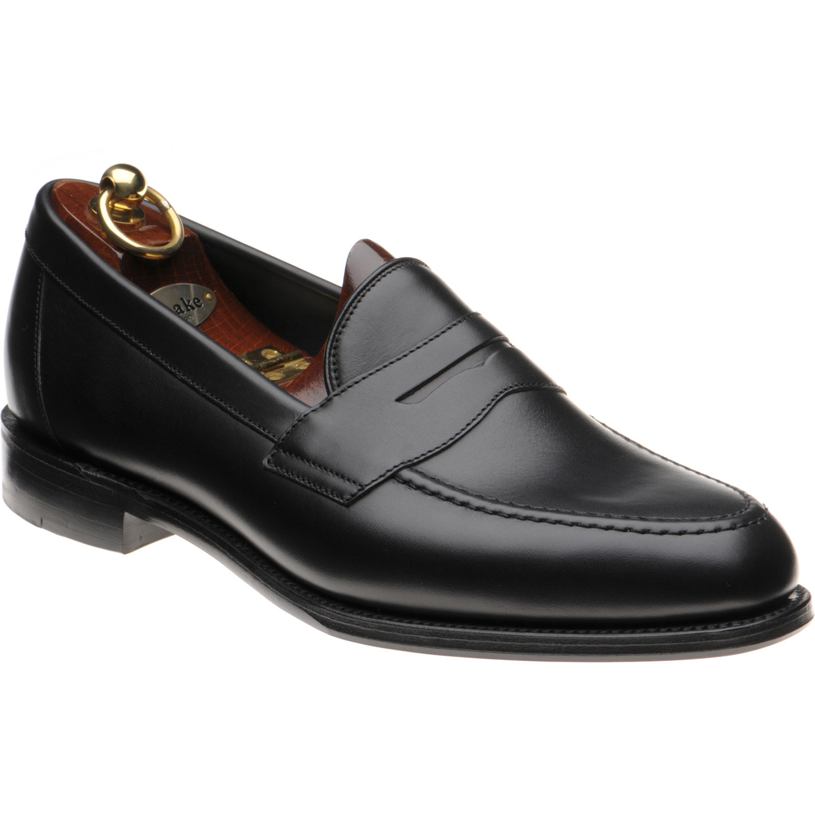 Loake shoes | Loake 1880 Classic | Hornbeam loafers in Carbon Black ...
