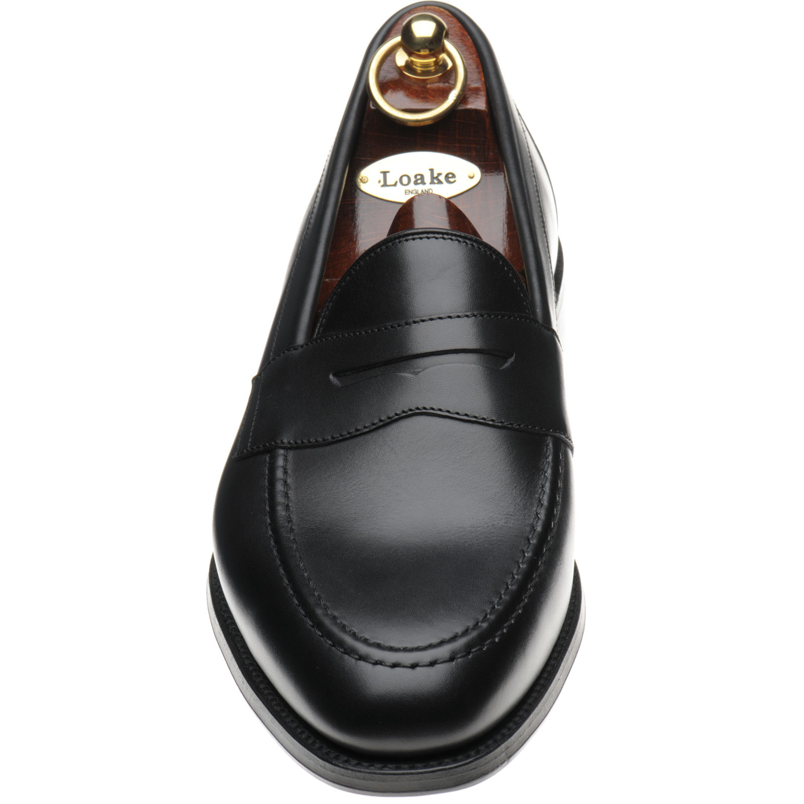 Loake shoes | Loake 1880 Classic | Hornbeam loafers in Carbon Black ...