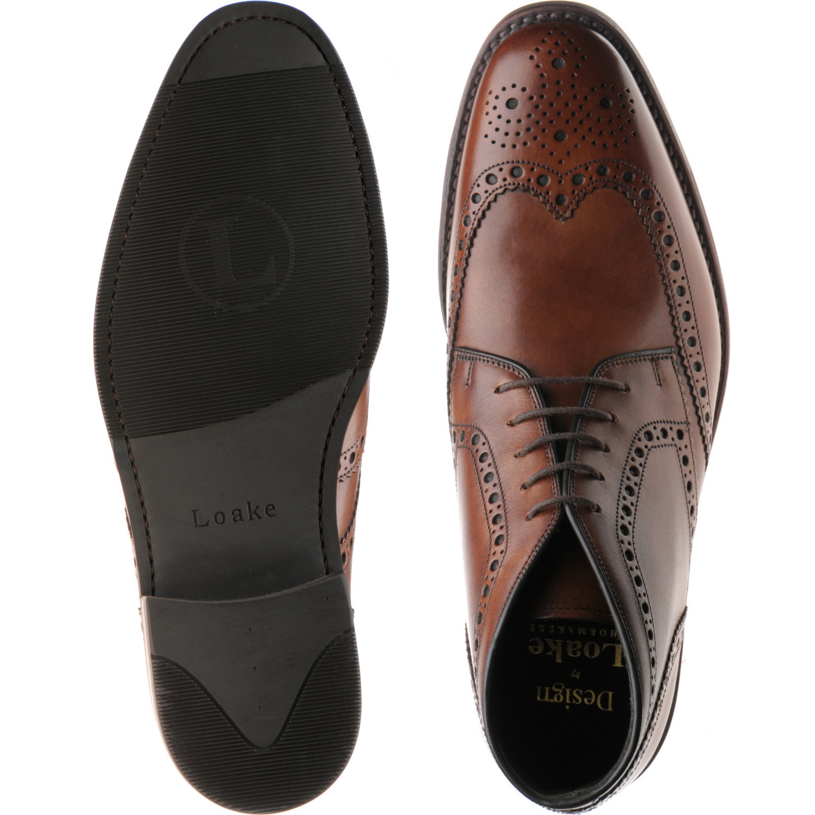 Loake shoes | Loake Design | Sywell in Cedar Calf at Herring Shoes
