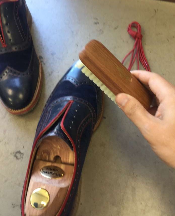 How to polish a calf and suede shoe: – Herring Shoes Journal